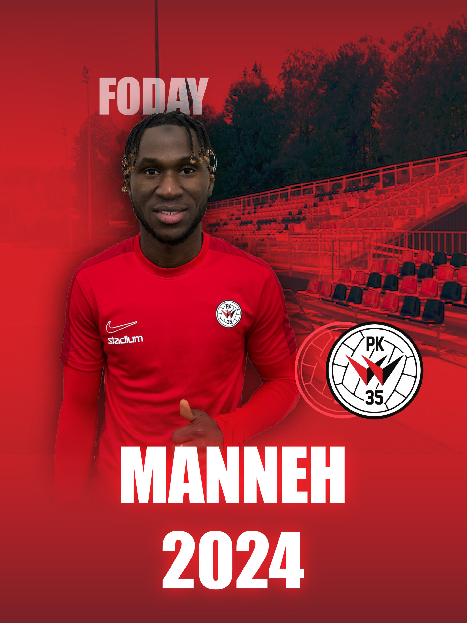 Foday Manneh PK-35:n riveihin! - PK-35